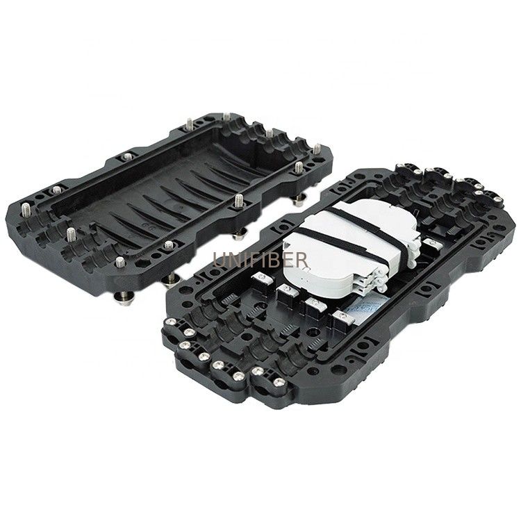 4 In 4 Out Inline 48 Cores Closure Fiber Optic Ip68 Underground