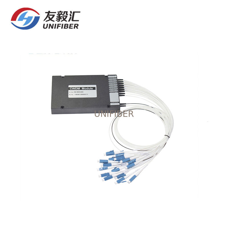 4/8/16 Channels CWDM Mux Demux Single Fiber ABS Module 900um Loose Tube ...