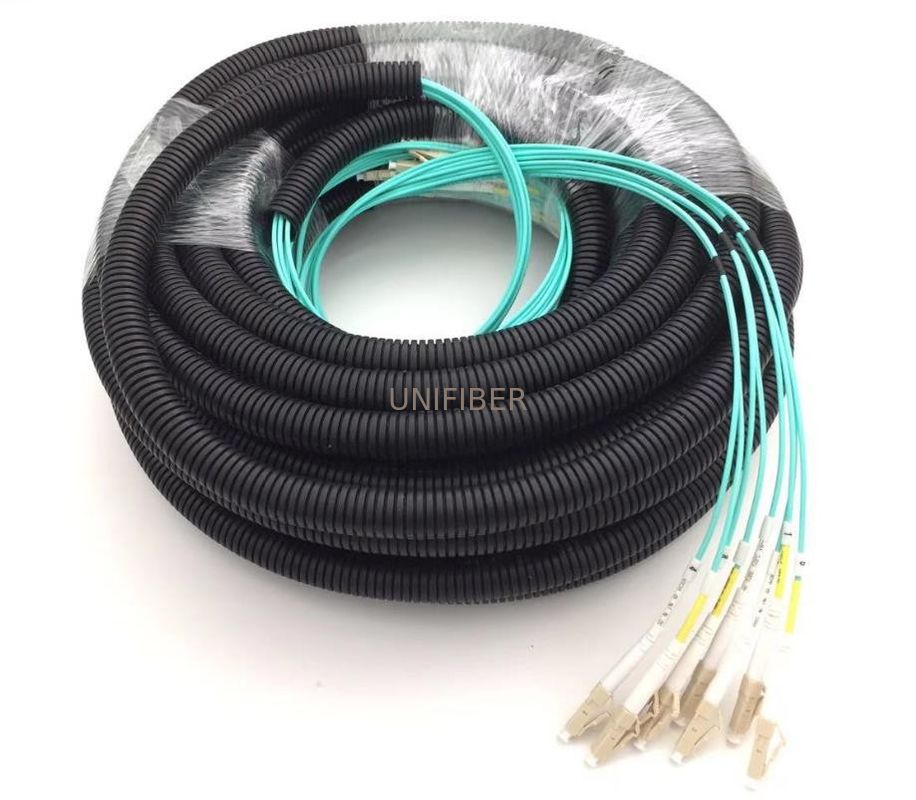 Pre Connectorized Multi Fiber Cables In Corrugated Tube Additional 4/8 ...