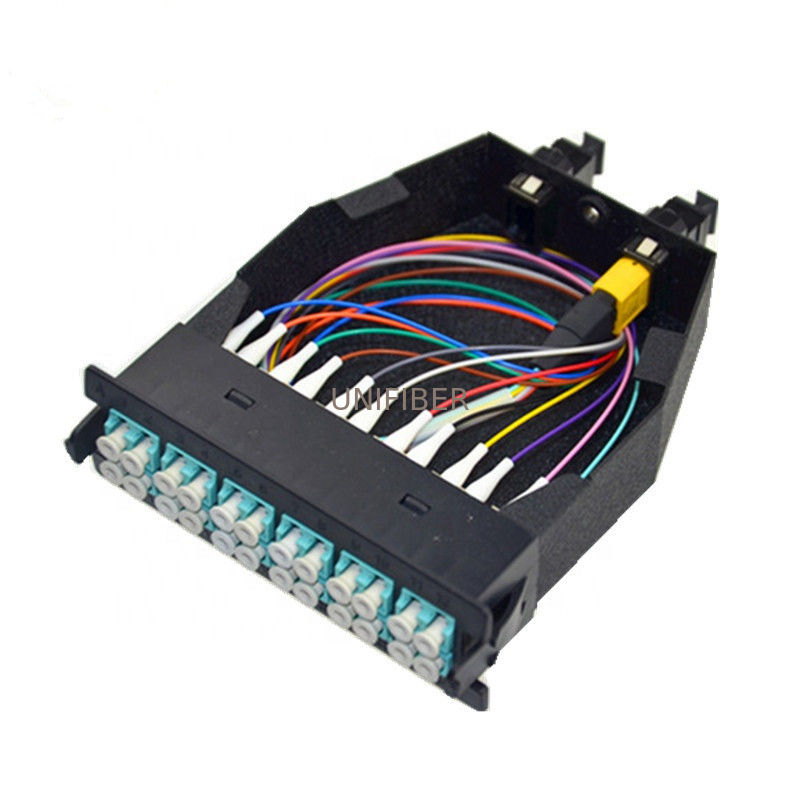 MPO/MTP cassette 24 fibers om3/om4 LC duplex type A,10G/40G FHD mtp/mpo ...