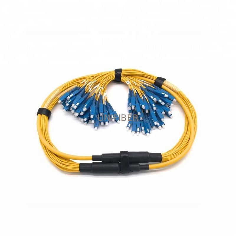 48 Core Pre Terminated Multi Fiber Cables , Fiber Optic Cable ...