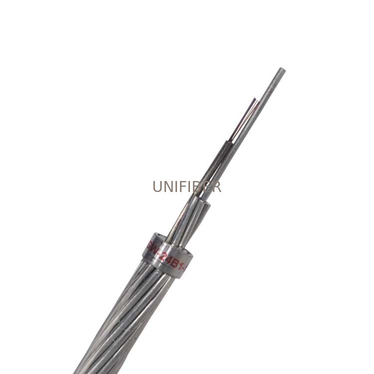 High Voltage Bulk Fiber Optic Cable Outdoor Aerial OPPC OPGW For Power ...