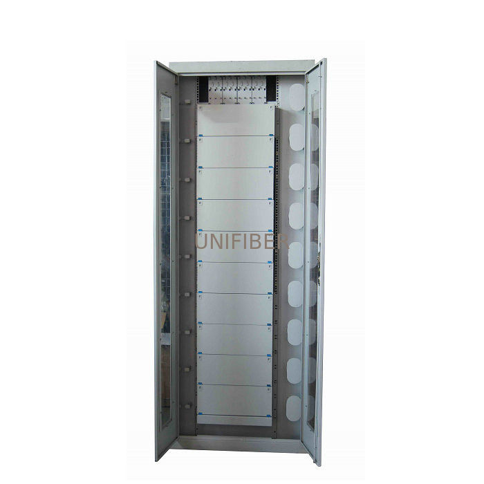 Indoor High Capacity Fiber Optic Distribution Cabinet 19 Inch 2m Height ...