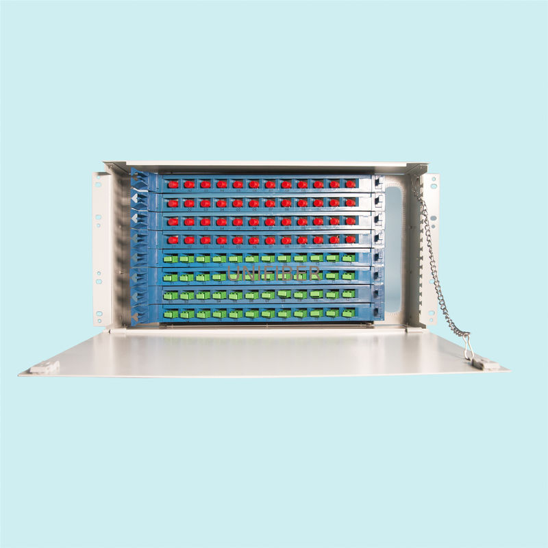ROHS Fiber Optic Patch Panel 12~144 Port Telecom Central Office ...