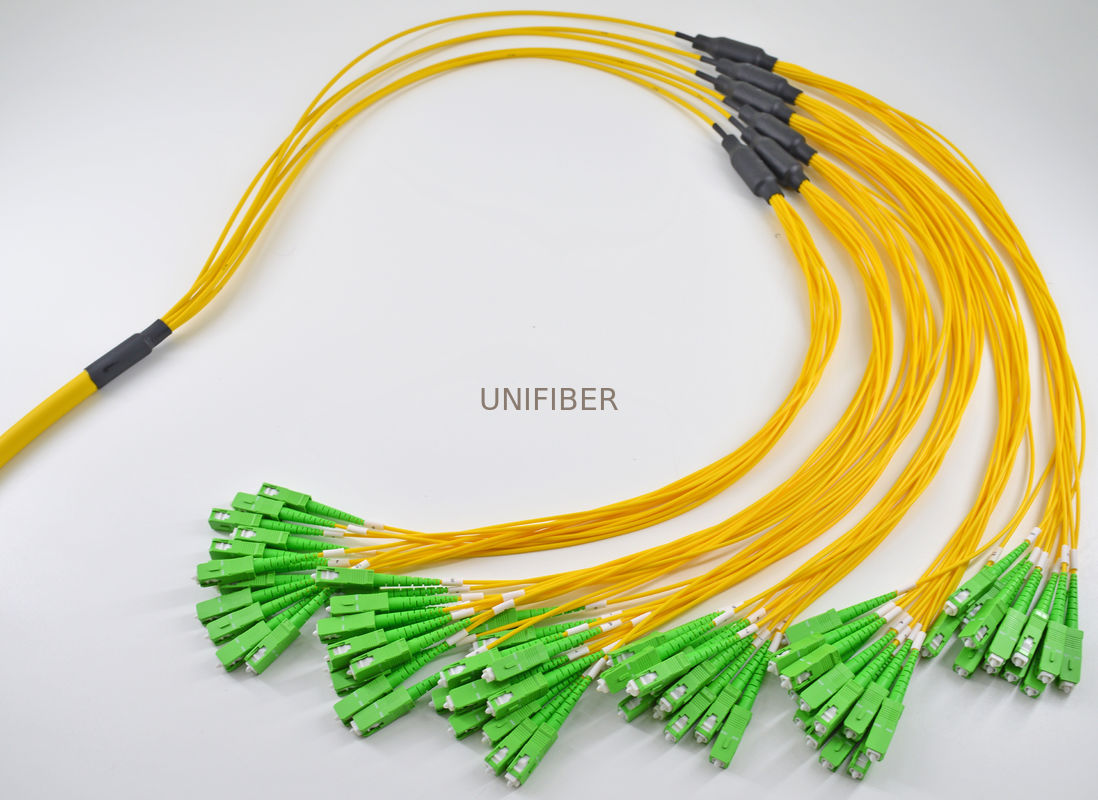 72 Core Pre Terminated Multi Fiber Cables Single Mode Trunk Line ...
