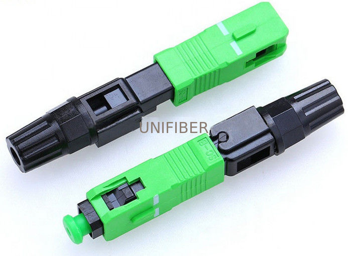 0.9/2.0/3.0mm Fiber Optic Cable Connectors Pre Polished Ferrule Field ...