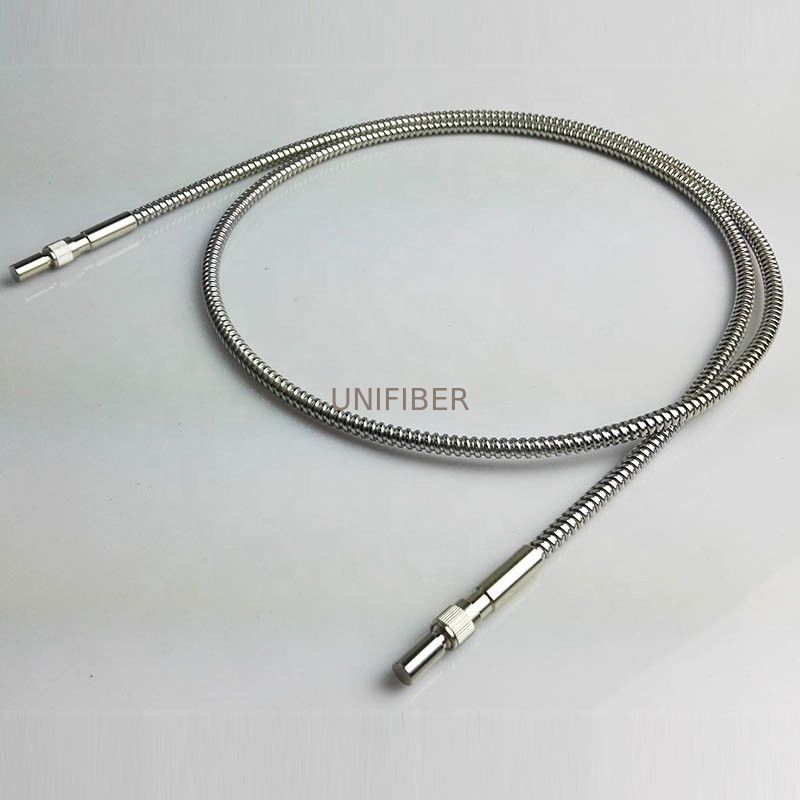 Military / Medical Fiber Optic Network Cable High Power Stainless Steel ...