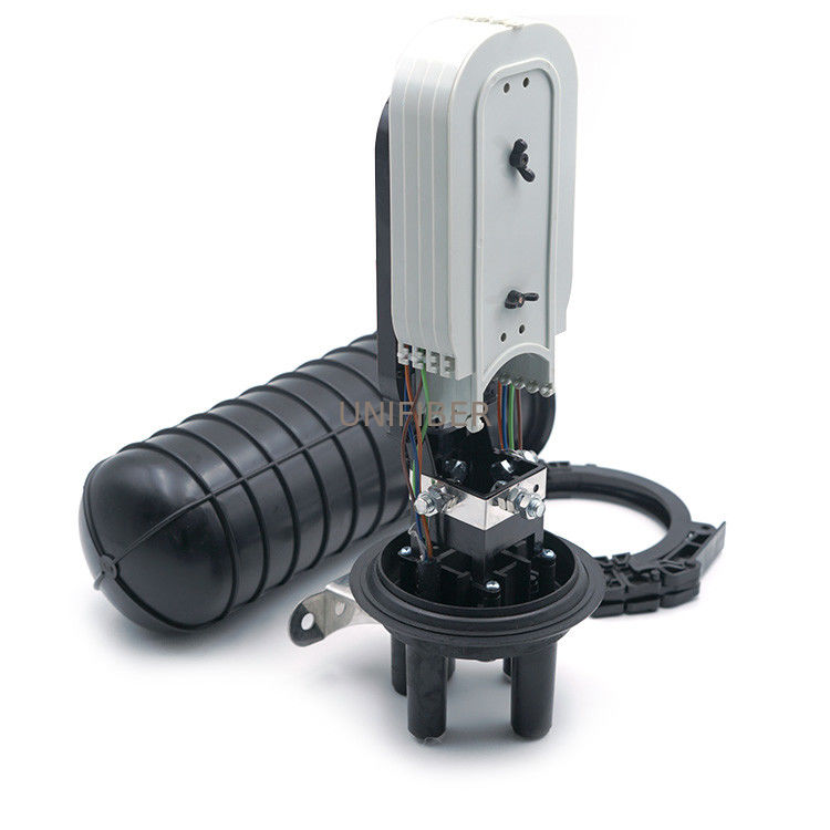 96 Core Dome Optical Fiber Splice Closure IP68 Pole Mounting Heat ...