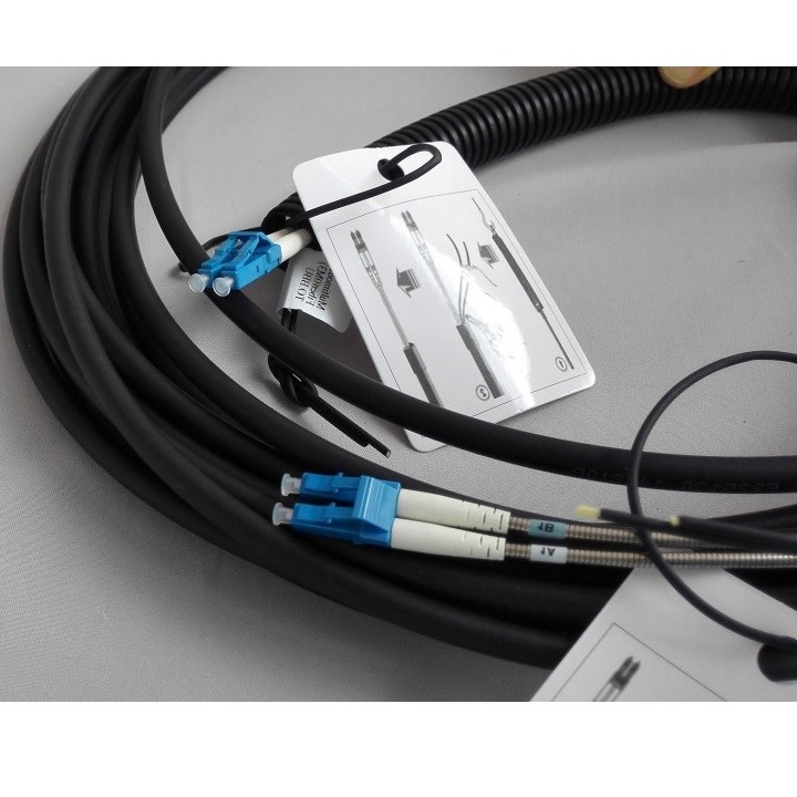 Huawei Optical Cable Assembly 14130648 DLC / UPC Single Mode 100m 7.0mm ...