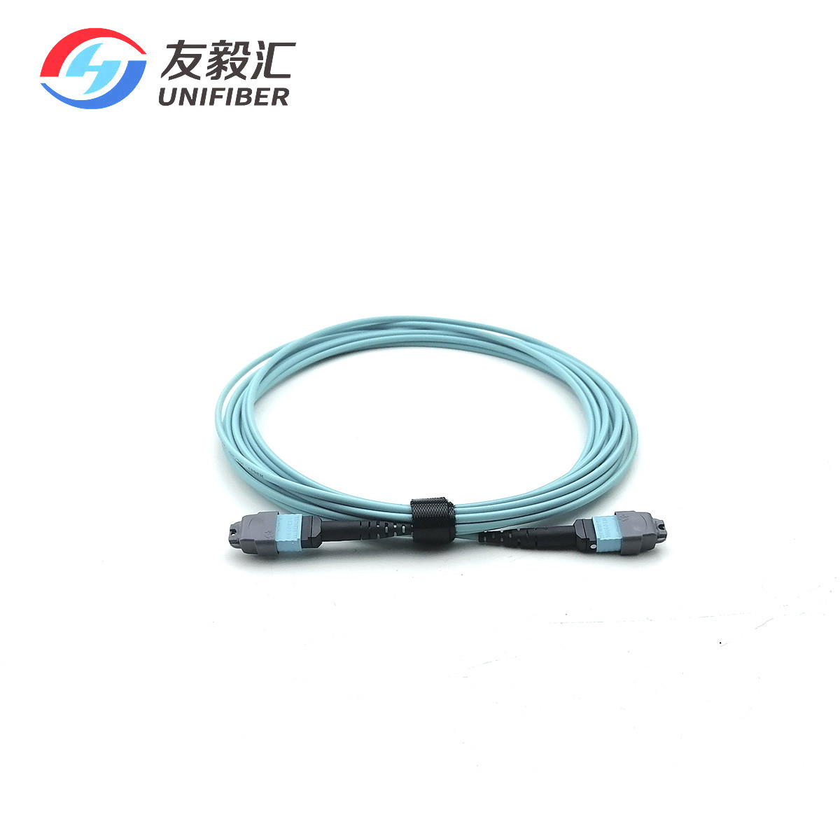 12 Fiber OM3 MPO MTP Patch Cord Elite Trunk Cable Female Polarity B