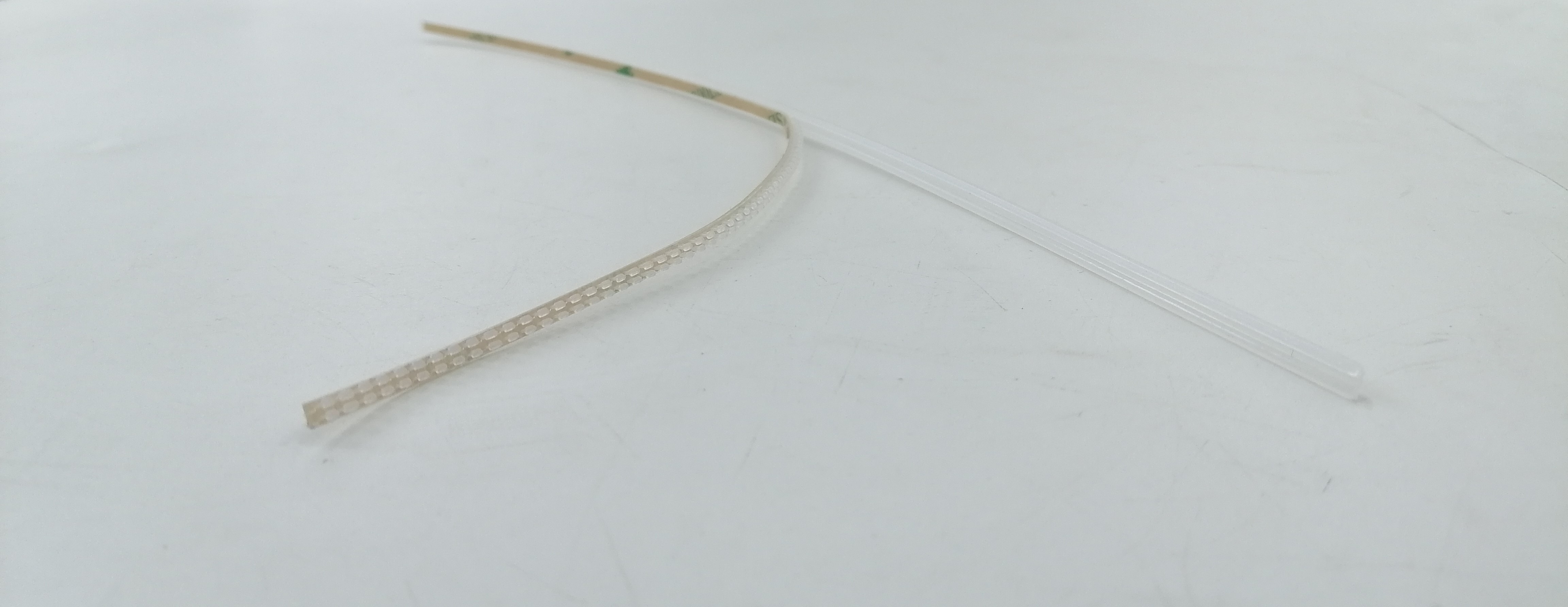 FTTH Adhesive-backed polymer Clear Track Fiber Pathway With 900um ...