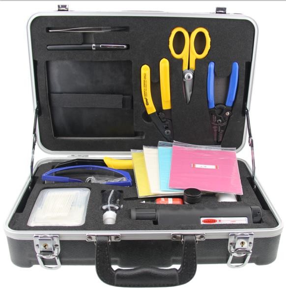 Lightweight Fiber Optic Tool Kits , Fiber Optic Cable Test Kit Flexible ...