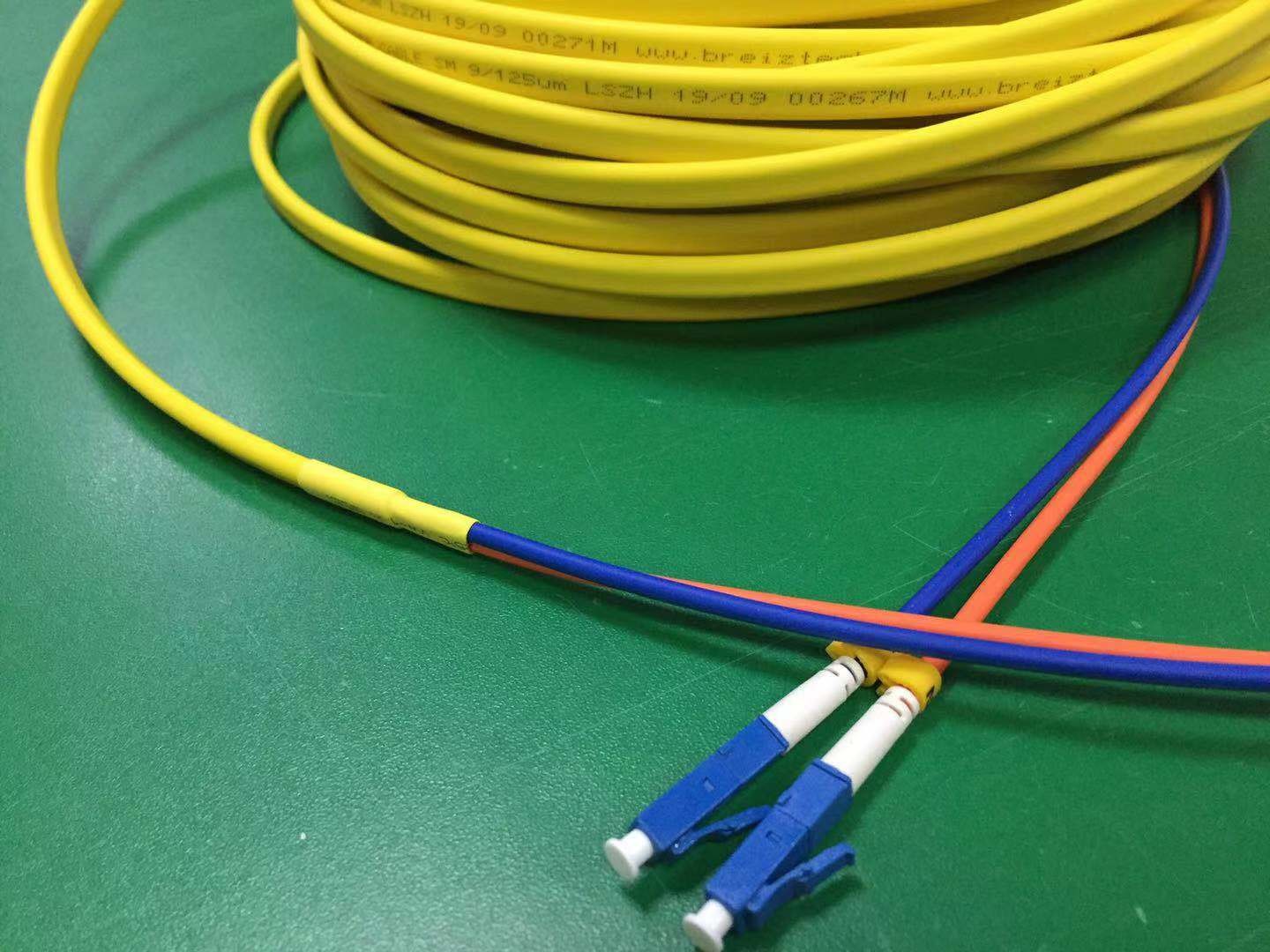 Flat Twin LSZH Ruggedized Fiber Patch Leads With Extra Strength ...