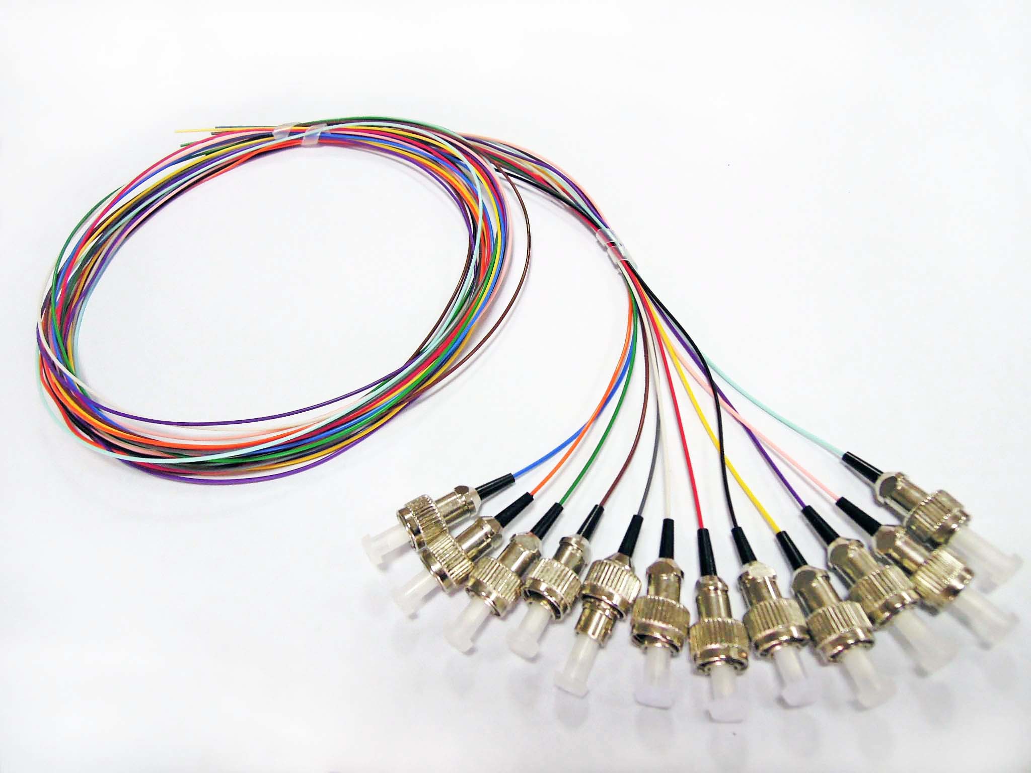 G652D G657A Type Fiber Optic Pigtail Splicing 4/6/8/12/24 Core Bundle ...