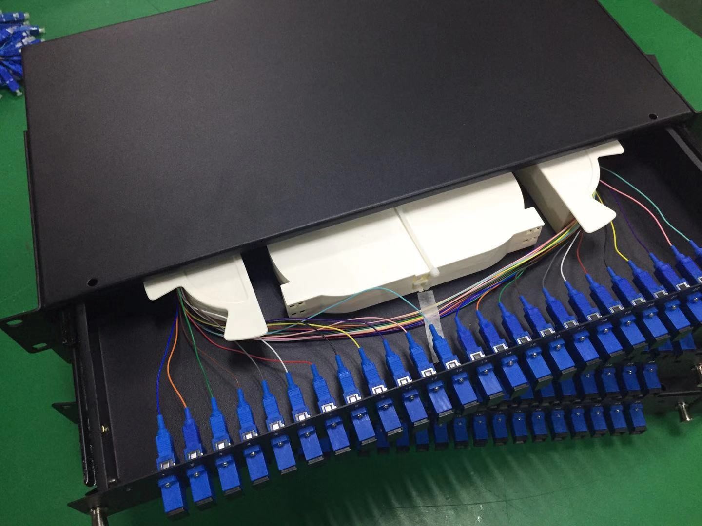 144 Cores Fiber Optic Cable Termination Patch Panel 24 Port SC 19 ...