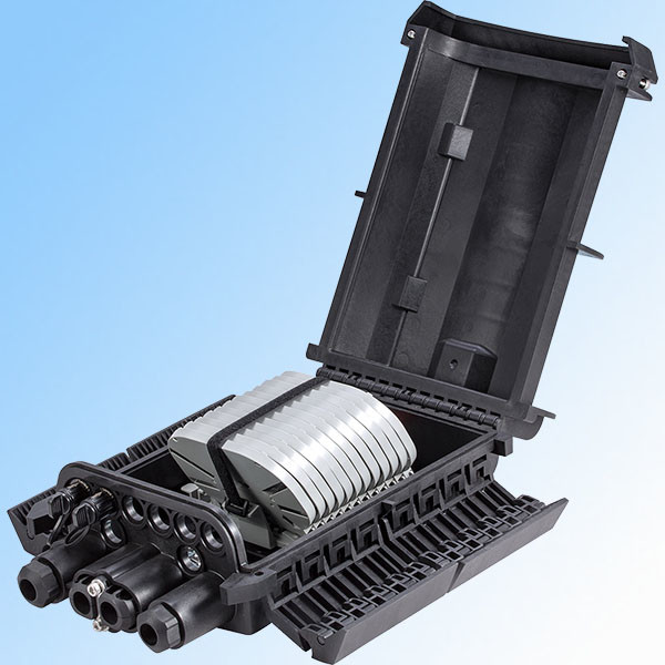 Mechanical Sealling Fiber Optic Splice Closure Max Capacity 144F ...