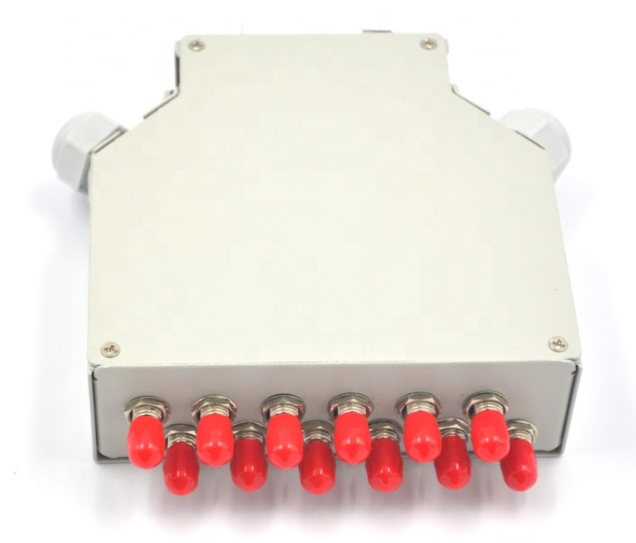 Rotatable Fiber Optic Patch Panel , 12 Core ST Fiber Optic Splice Box ...