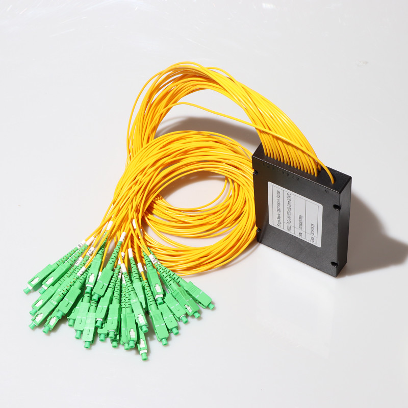 32 Way PLC Fiber Optic Splitter Single Mode SC/APC For GPON EPON ...