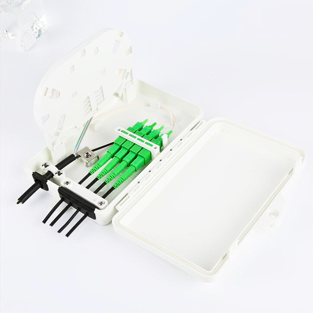 IP66 Waterproof Fiber Optic Termination Box 4 Port FTTH With SC/LC ...