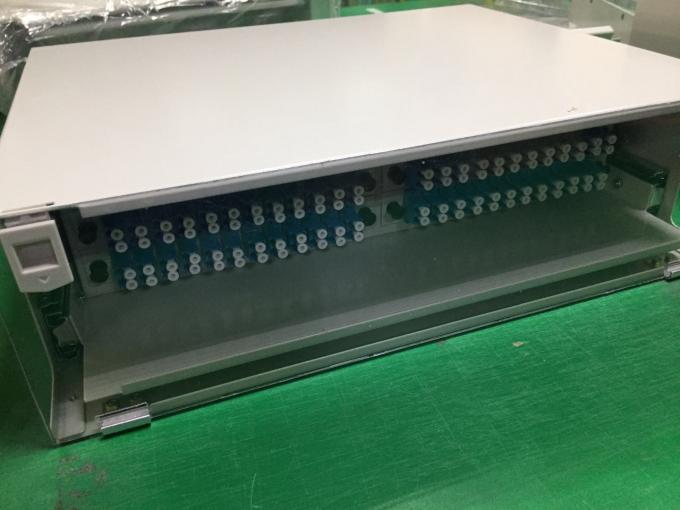 144 Port 2U Fiber Optic Cable Patch Panel With 19/23 Inch Mounting Brackets